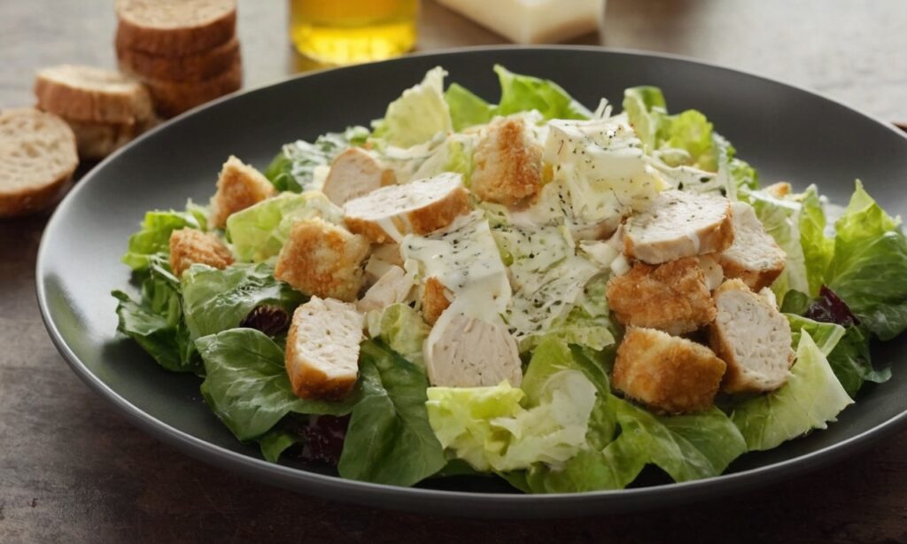 Salata Caesar cu Pui: O Delicatesa Culinară Desăvârșită • Paradis ...