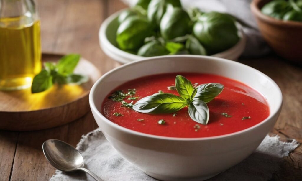 Supa Crema de Rosii Reteta Italiana • Paradis Culinăresc